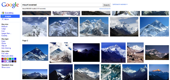 Google Improves Image Search Results Interface